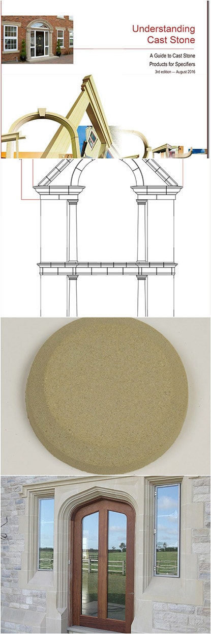 Cast stone downloads, samples for architects and specifiers